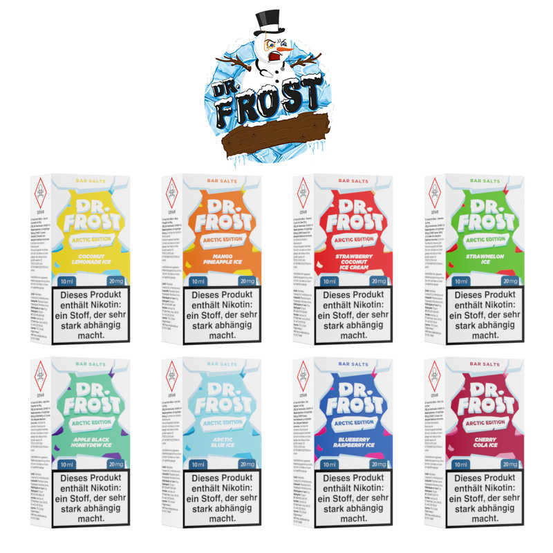 Dr. Frost Arctic Edition Nikotinsalz Liquid 10 ml kaufen | Eiskalt ...